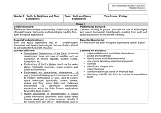 Final draft of science tg q3 earth and space explorations | DOC
