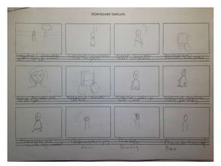 Final draft planning storyboard and timeline | PPTX