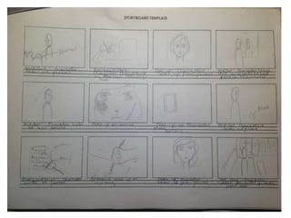 Final draft planning storyboard and timeline | PPTX