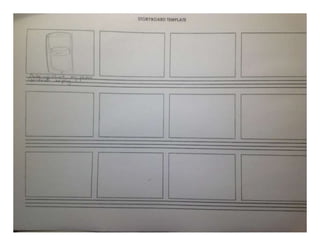 Final draft planning storyboard and timeline | PPTX