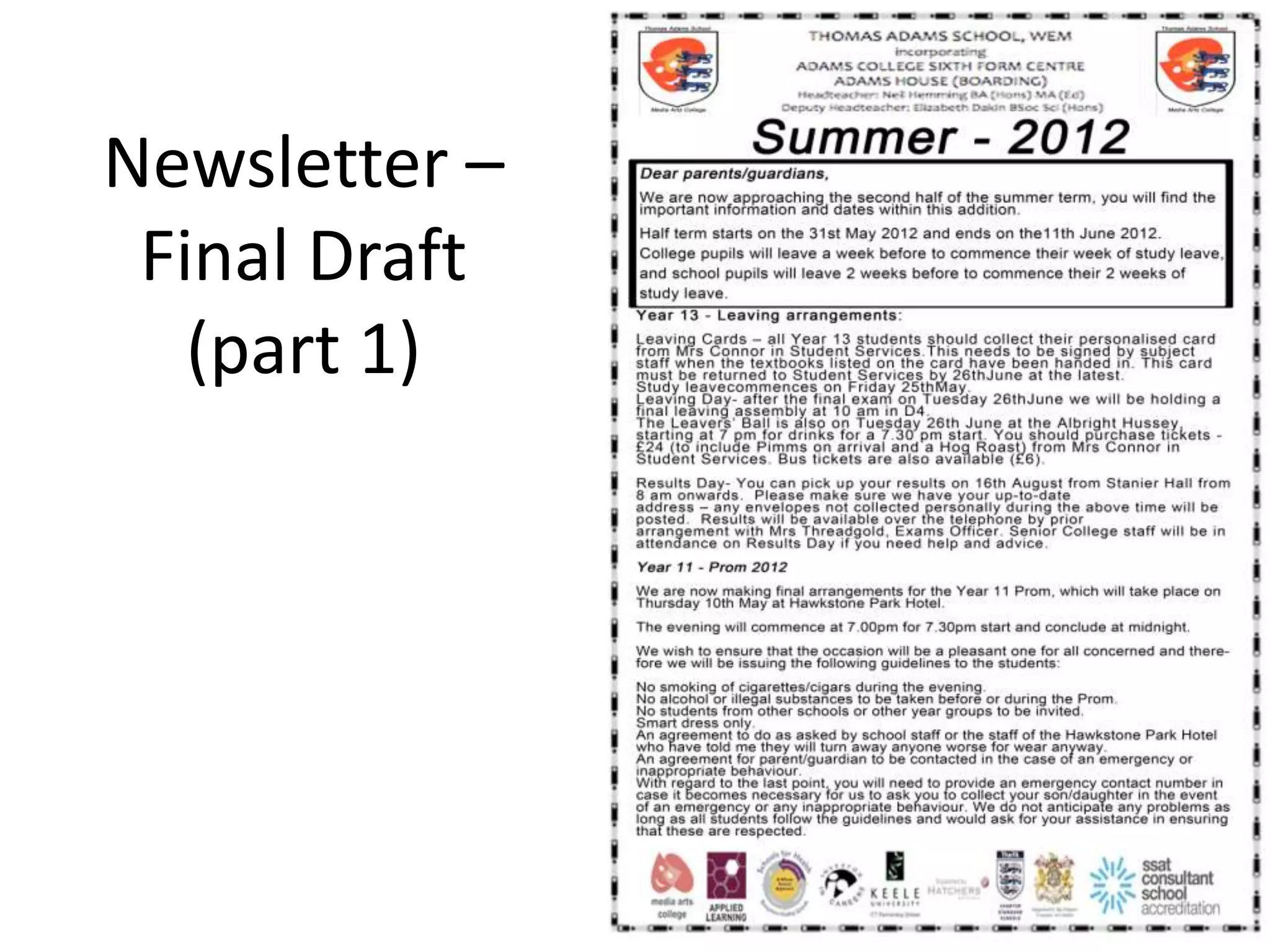 Final draft powerpoint | PPTX