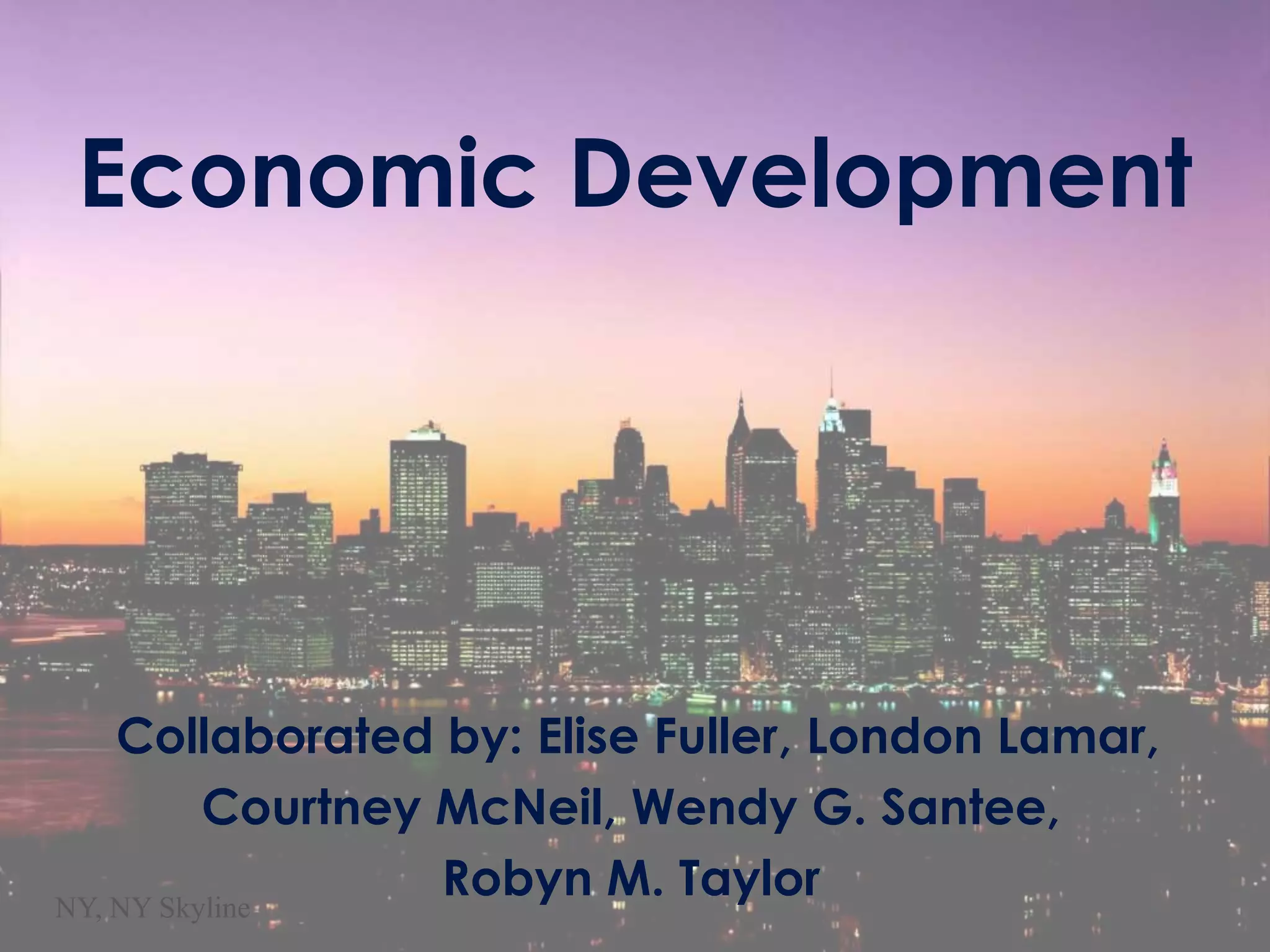 Economic Development | PPT