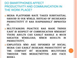 Final draft (smart phones) | PPT