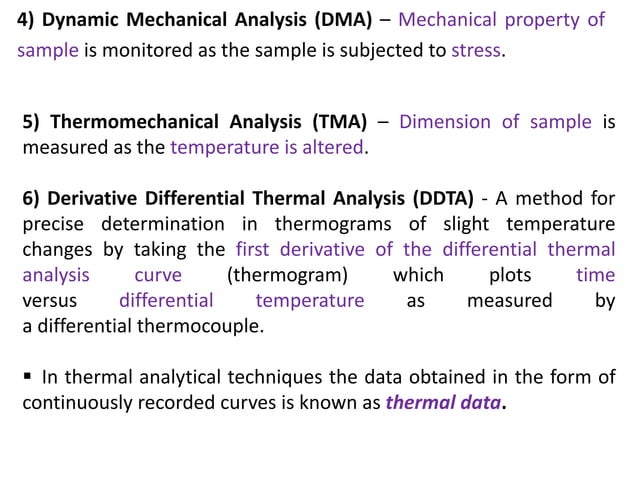 DSC & TGA Thermal Analysis.pptx | Chemistry | Science
