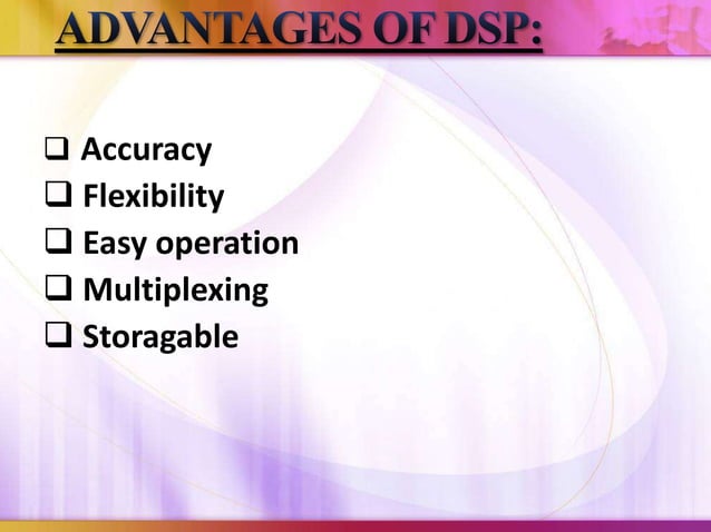 DIGITAL SIGNAL PROCESSING | PPTX