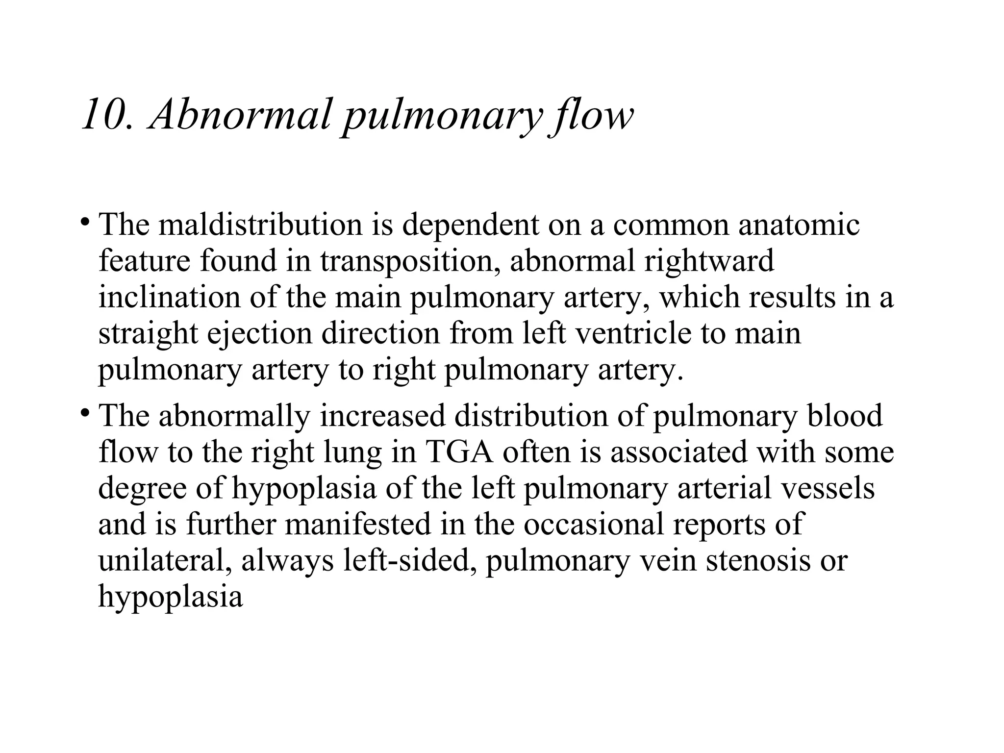 Transposition of Great Arteries | PPT