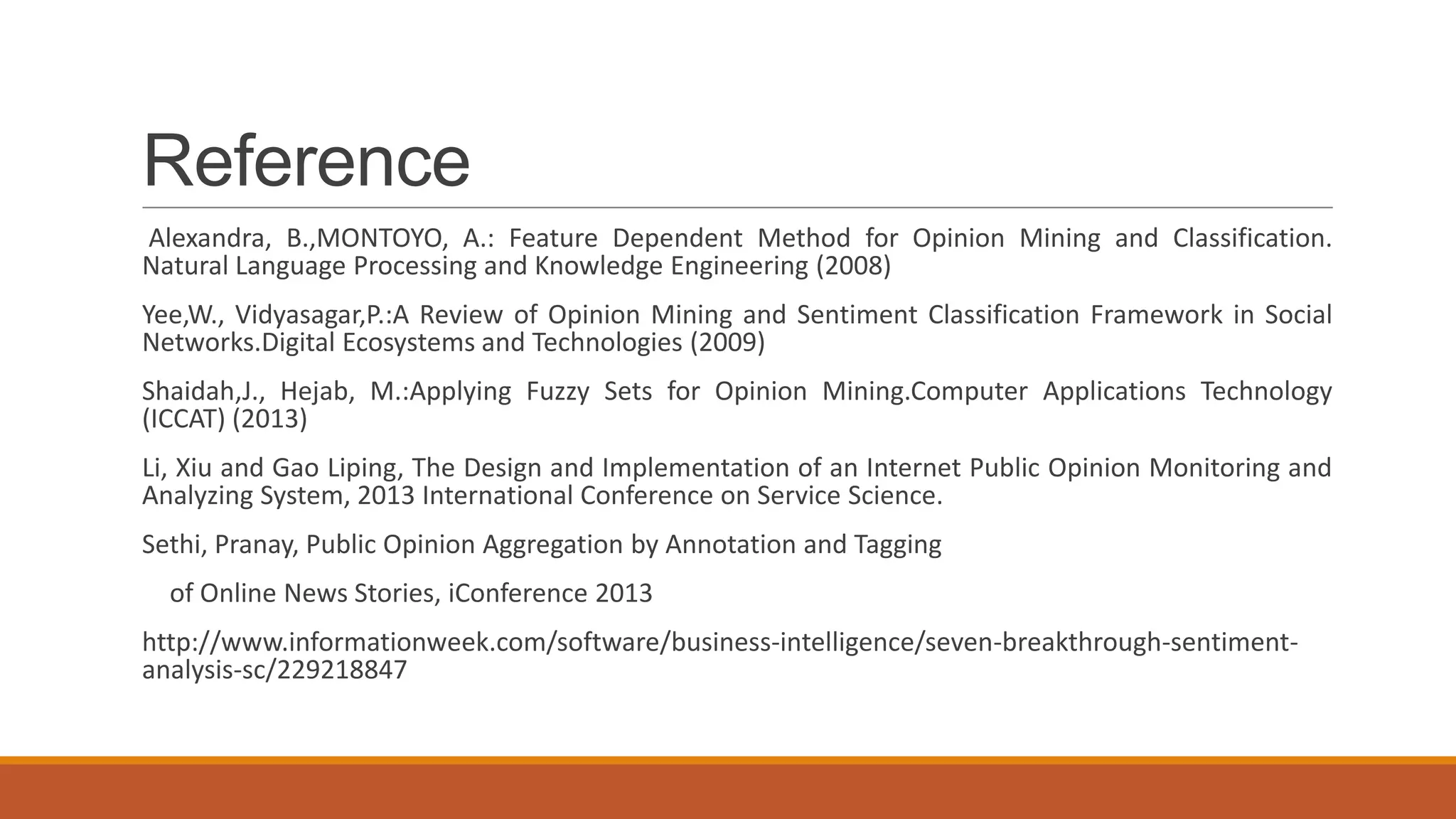 Sentiment mining- The Design and Implementation of an Internet Public ...