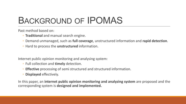 Sentiment mining- The Design and Implementation of an Internet Public ...