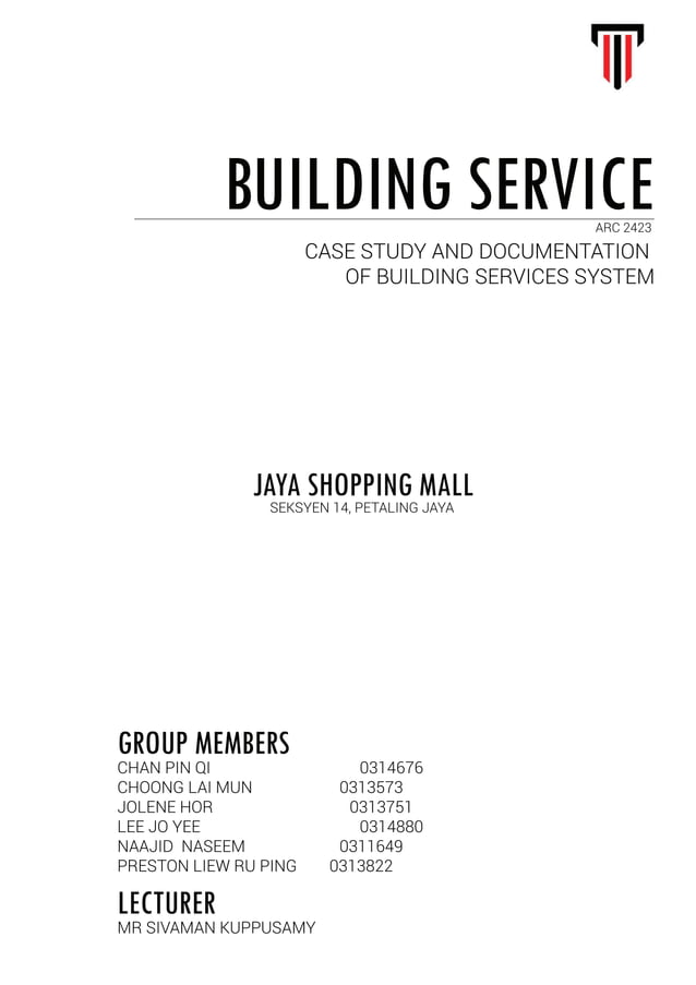Building Service Project 2 Case Study Report | PDF | Civil Engineering ...