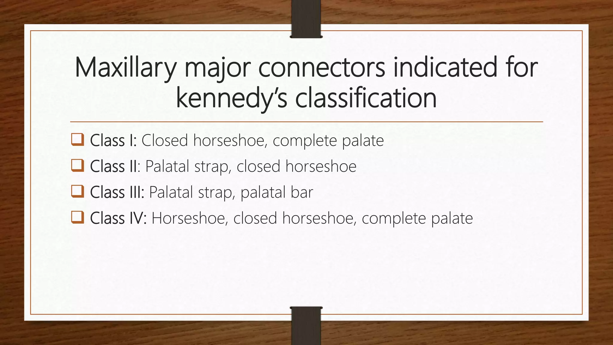 Major and minor connectors | PPTX