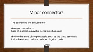 Major and minor connectors | PPTX