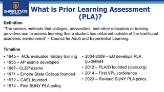 Final Early Identification for Prior Learning Assessment (IITG Panel ...