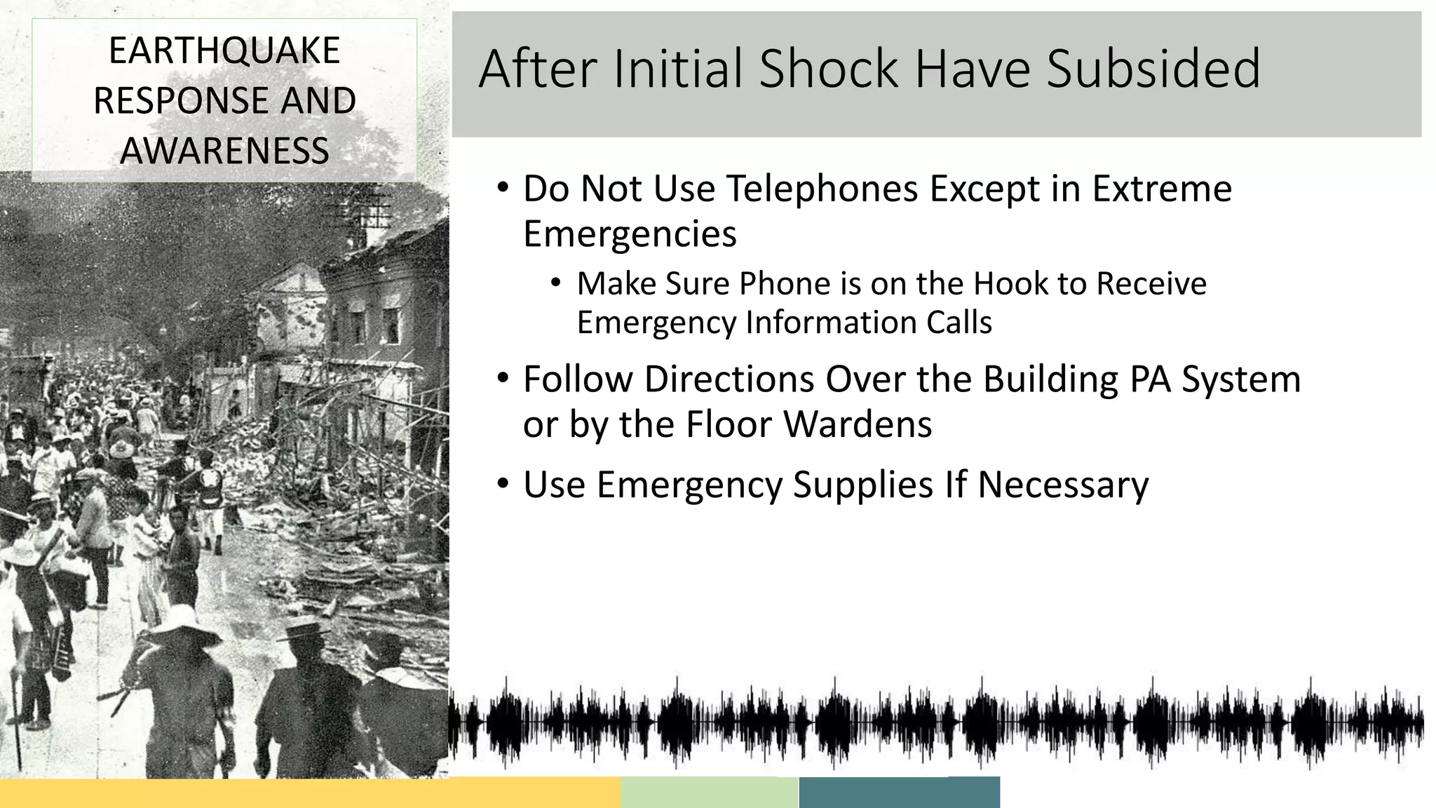 Final earthquake emergency response | PPSX
