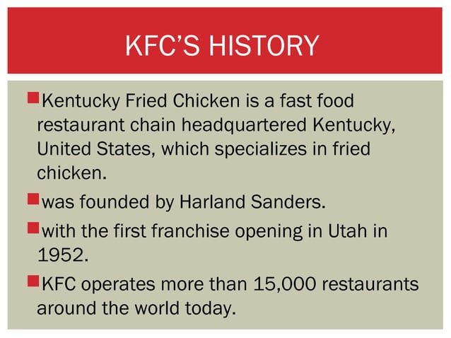 Final eb ch p supply chain management of kfc | PPT | Logistics | Business