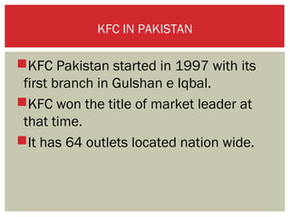 Final eb ch p supply chain management of kfc | PPT