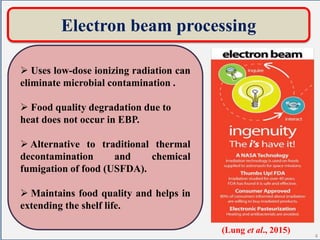 ELECTRON BEAM TECHNIQUE APPLICATION IN DAIRY INDUSTRY BY SUNIL MEENA | PPTX