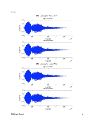 Psychoacoustic Approaches to Audio Steganography Report | PDF