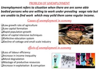 POVERTY , INEQUAITY & UNEMPLOYMENT | PPTX