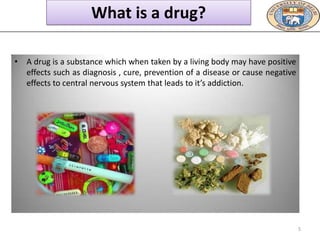 Economy of illicit drugs and its social impact. | PPTX