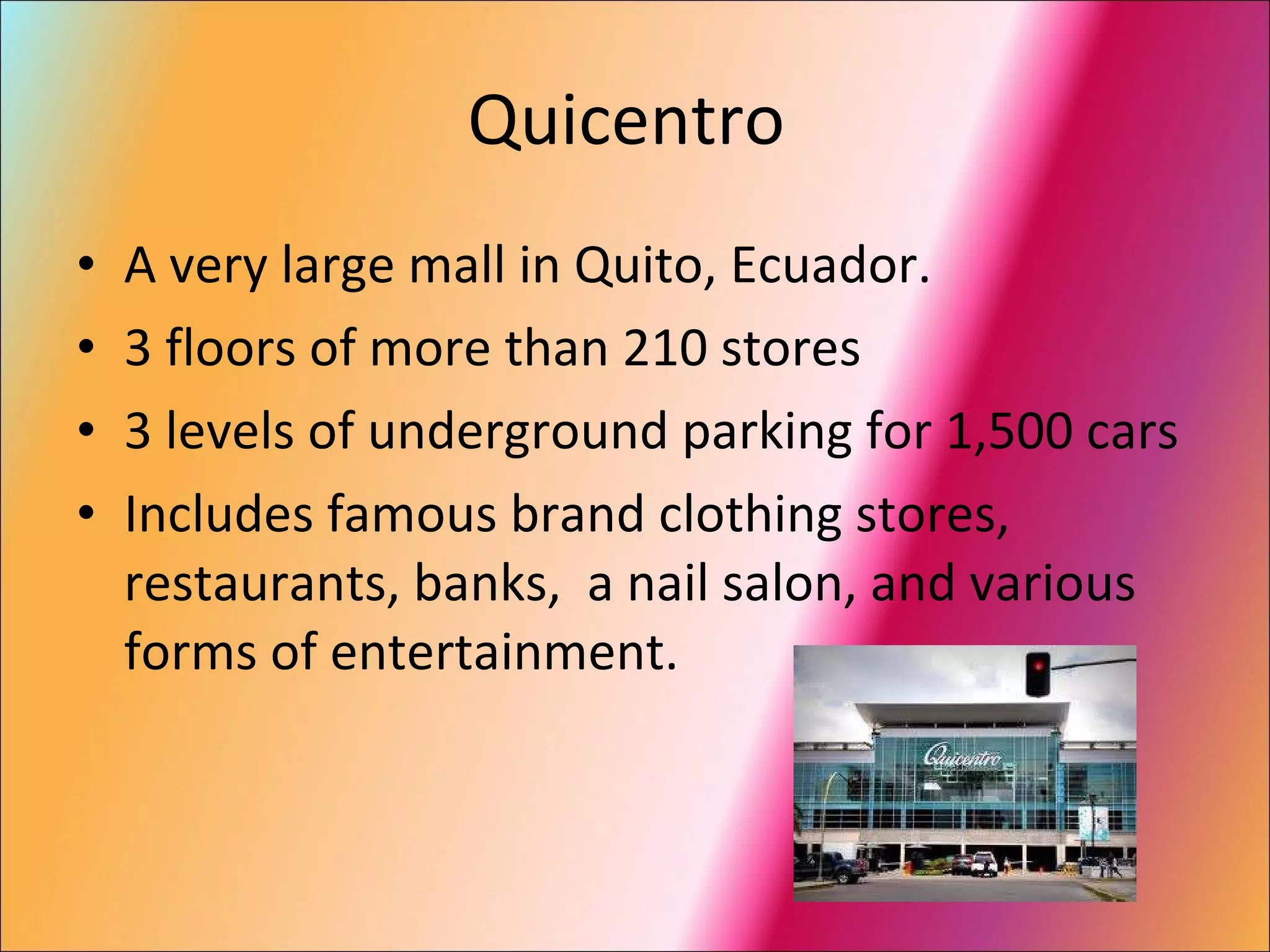 Final ecuador presentation | PPT | Free Download