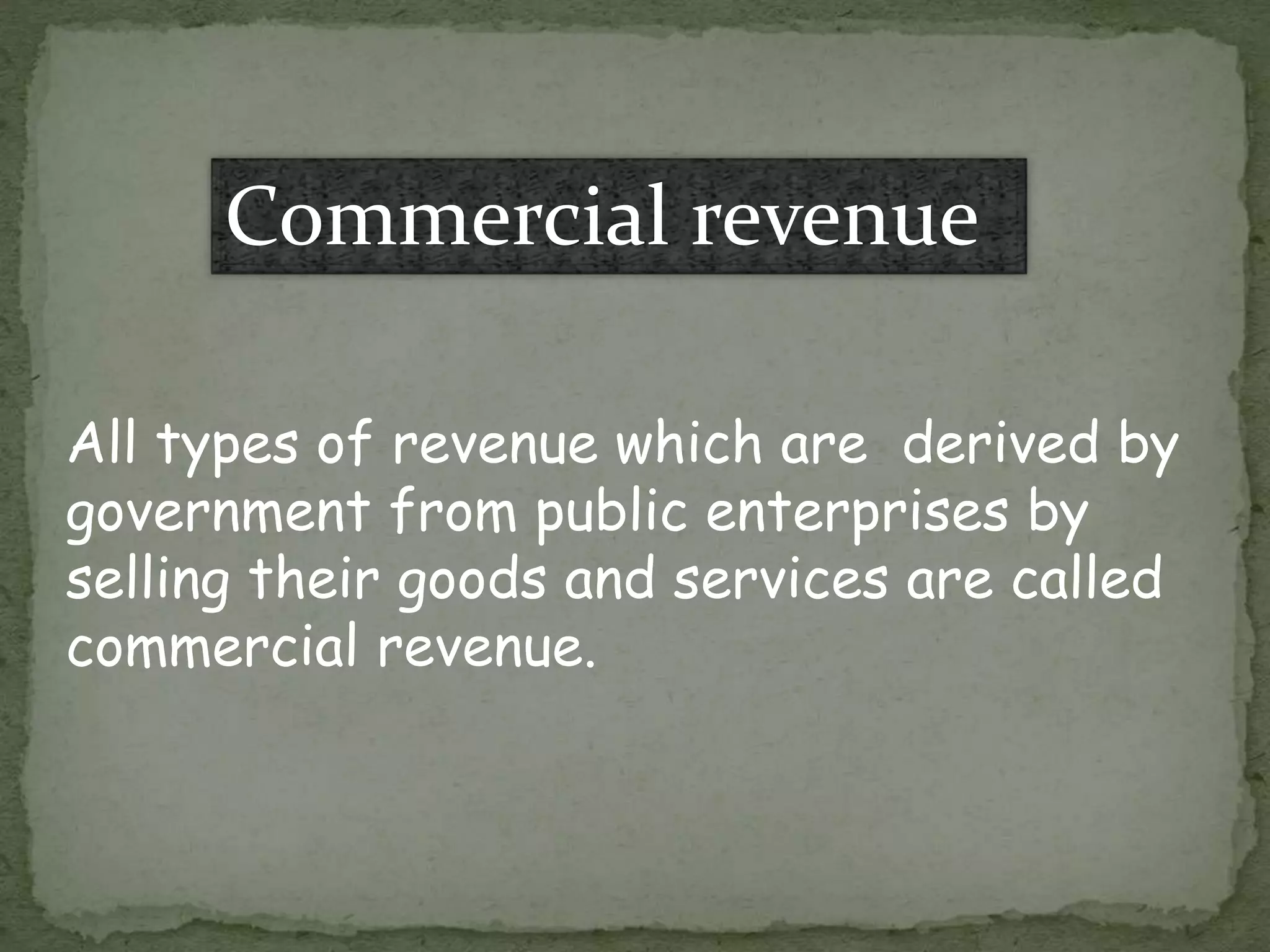 Presentation on Sources Of Revenue For Government | PPTX