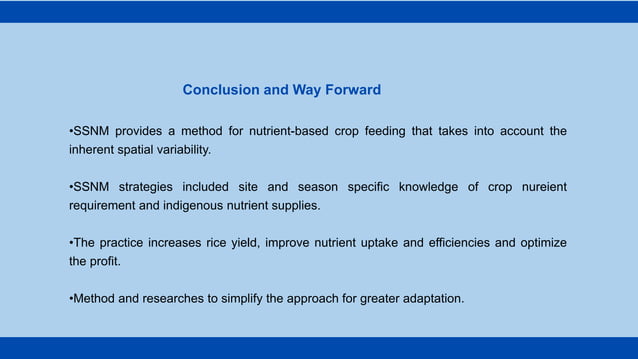 SSNM | PPTX | Agriculture | Industries
