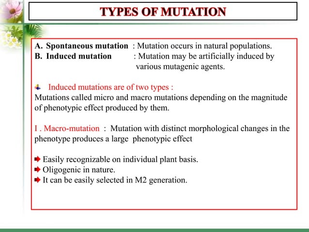 APPLICATION OF MUTATION BREEDING IN FIELD CROPS | PPTX