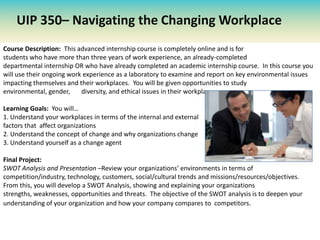 University Internship Program (DePaul UIP) Orientation | PPT