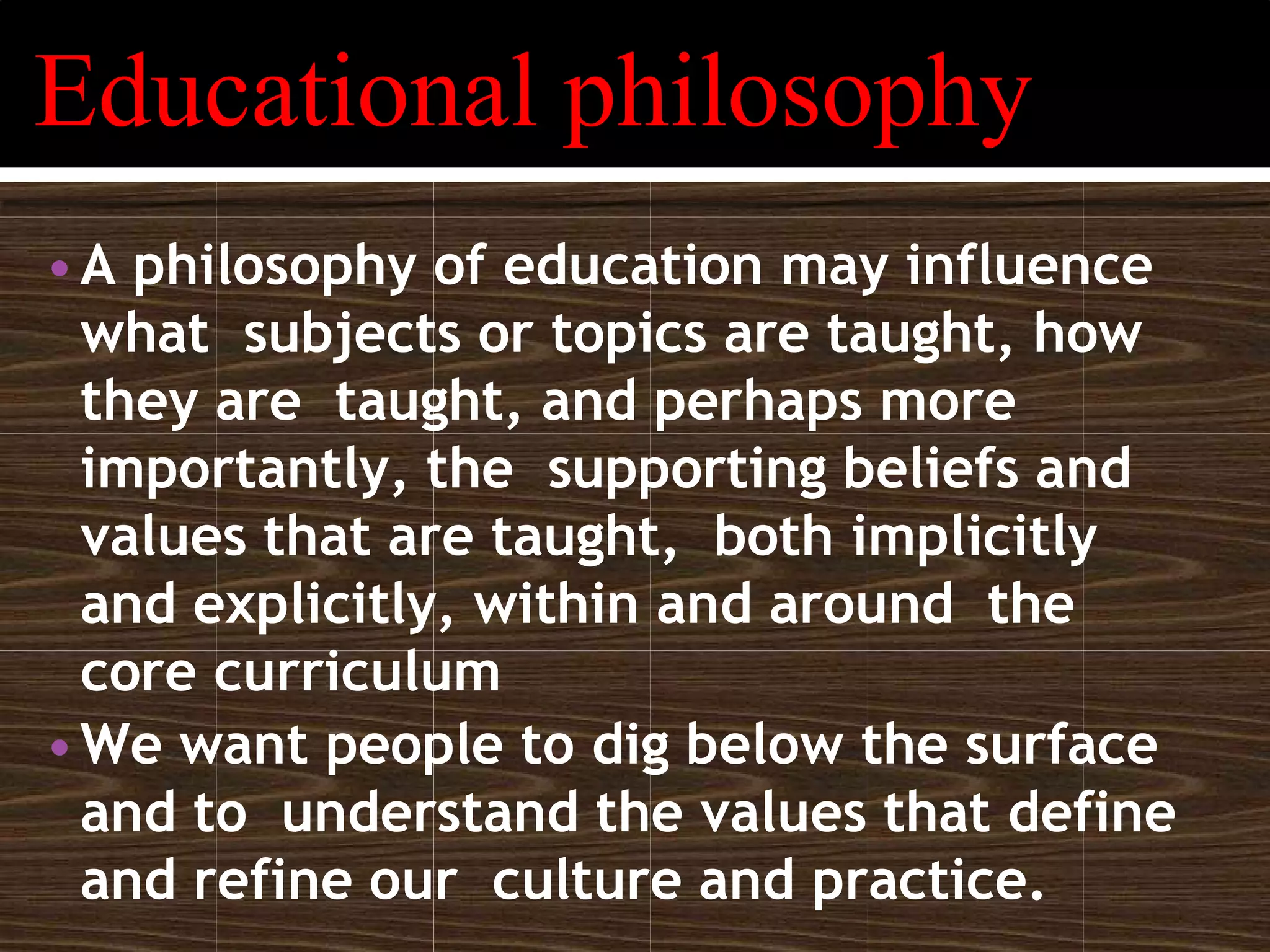 Educational philosophy, Social Reconstructionism, Role of teacher, Role ...