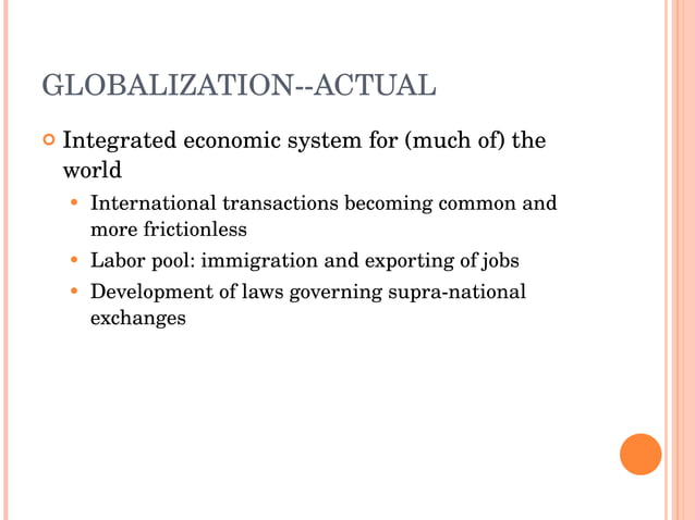 Globalization | PPT