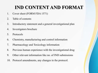 INVESTIGATIONAL NEW DRUG (IND)..... | PPTX