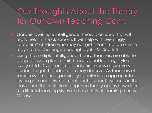 Eme2040-Multiple Intelligences | PPT