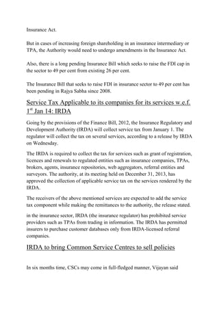 IRDA | PDF