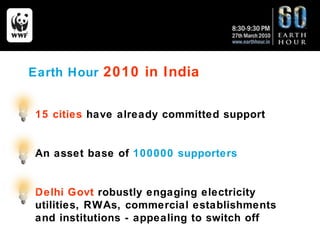 Earth Hour India 2010 - Presentation | PPT