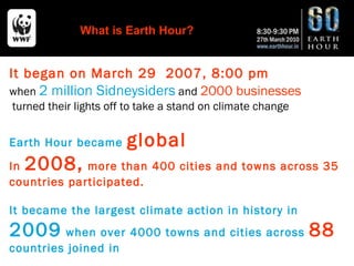 Earth Hour India 2010 - Presentation | PPT