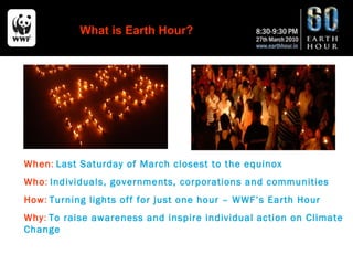 Earth Hour India 2010 - Presentation | PPT