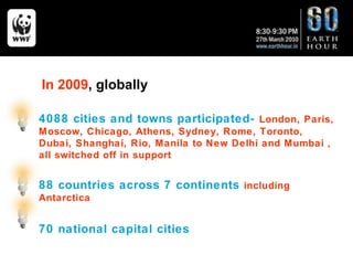 Earth Hour India 2010 - Presentation | PPT