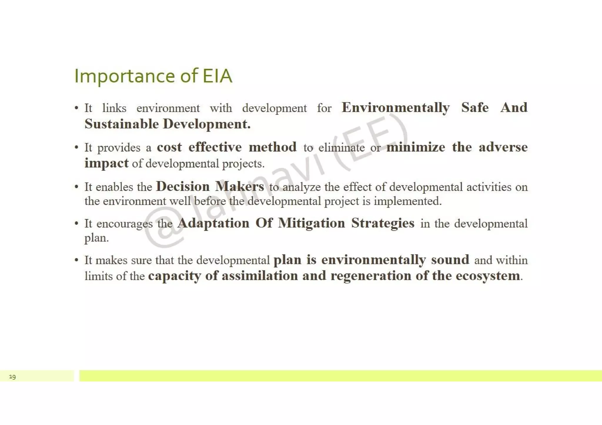 Basic Concept of EIA | PPT