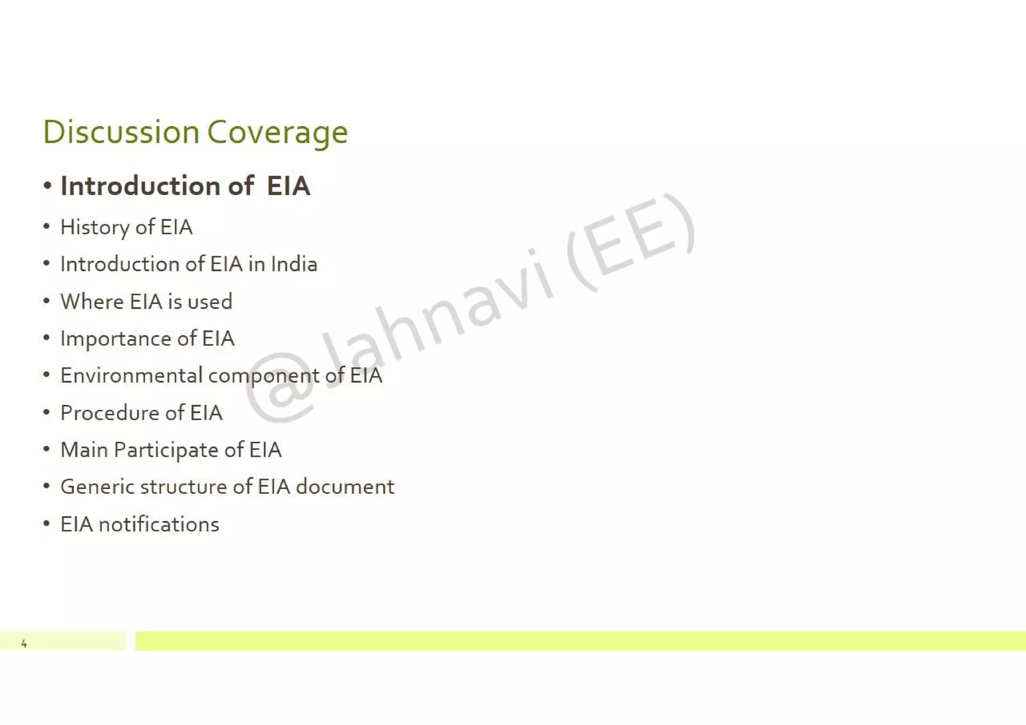 Basic Concept of EIA | PPT