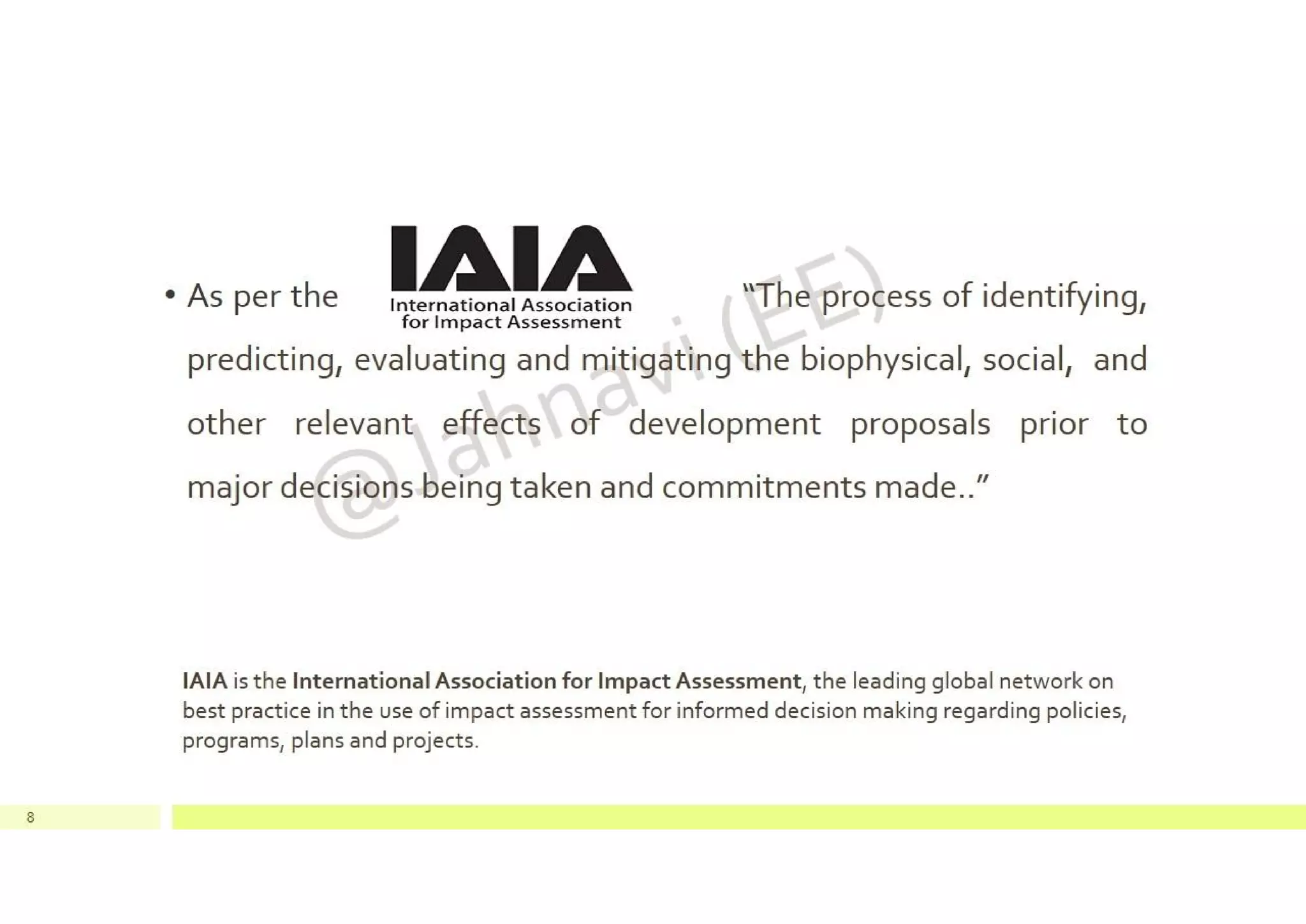 Basic Concept of EIA | PPT