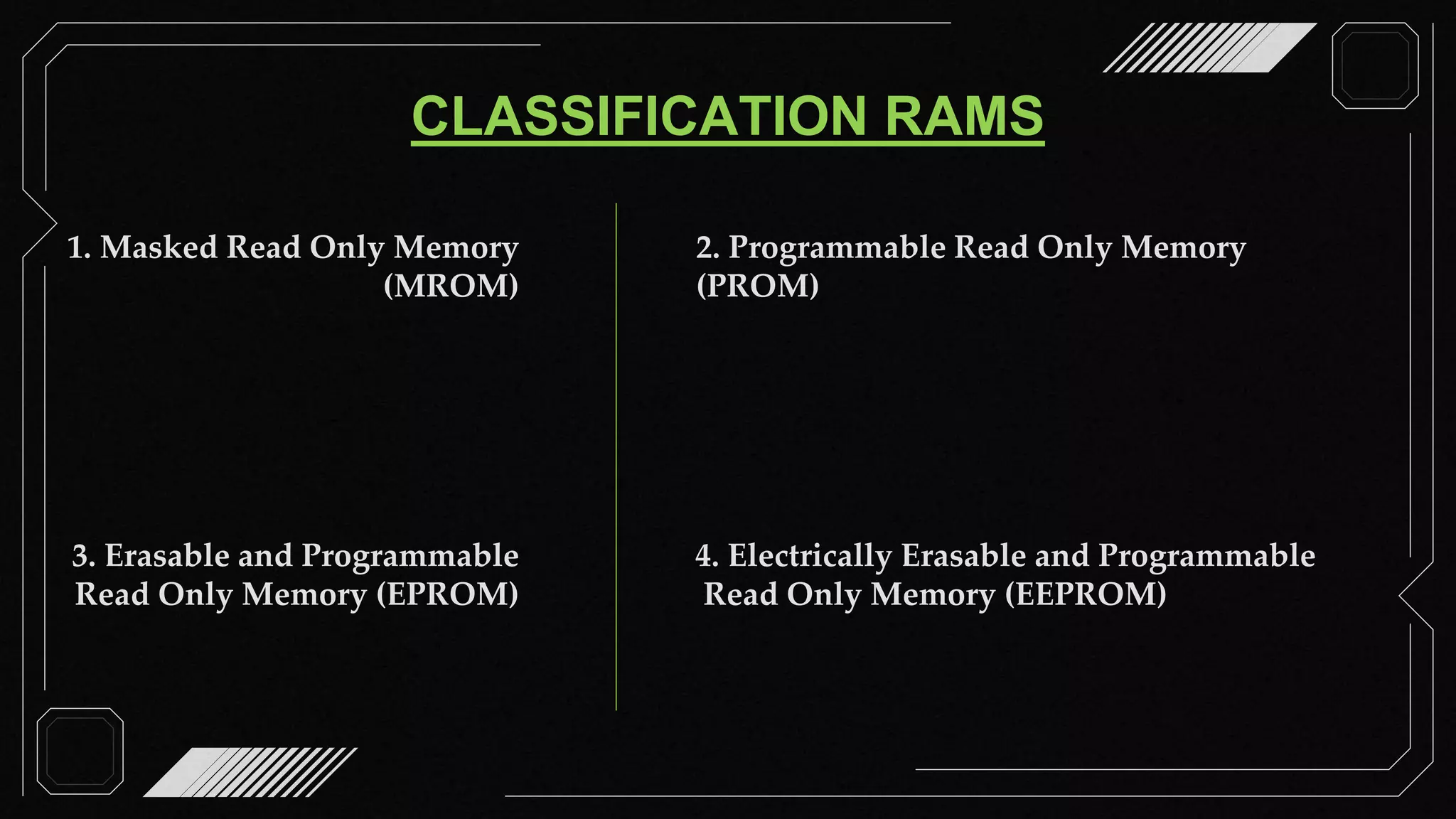 SEMICONDUCTOR MEMORIES(RAM &ROM).pptx