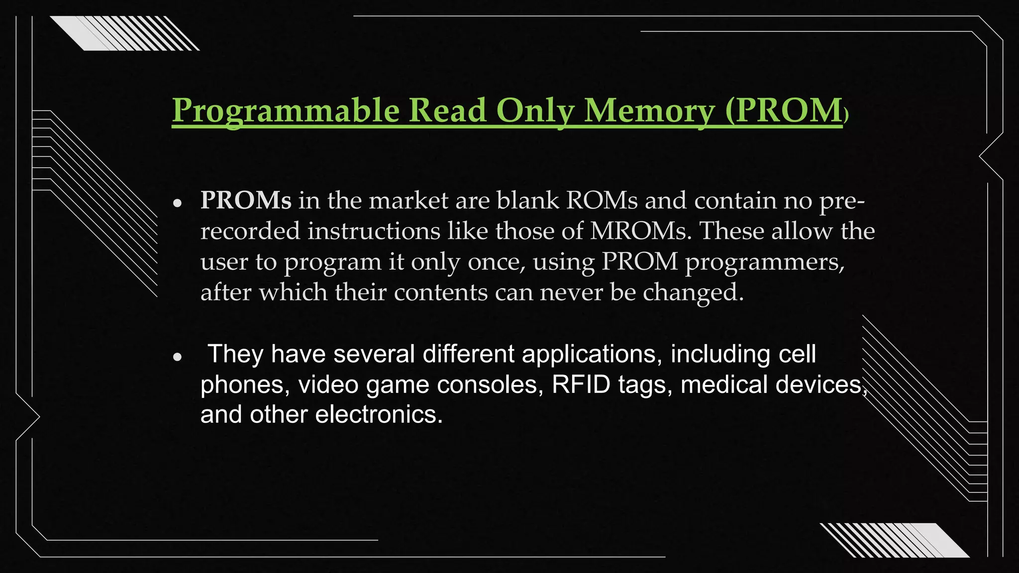 SEMICONDUCTOR MEMORIES(RAM &ROM).pptx