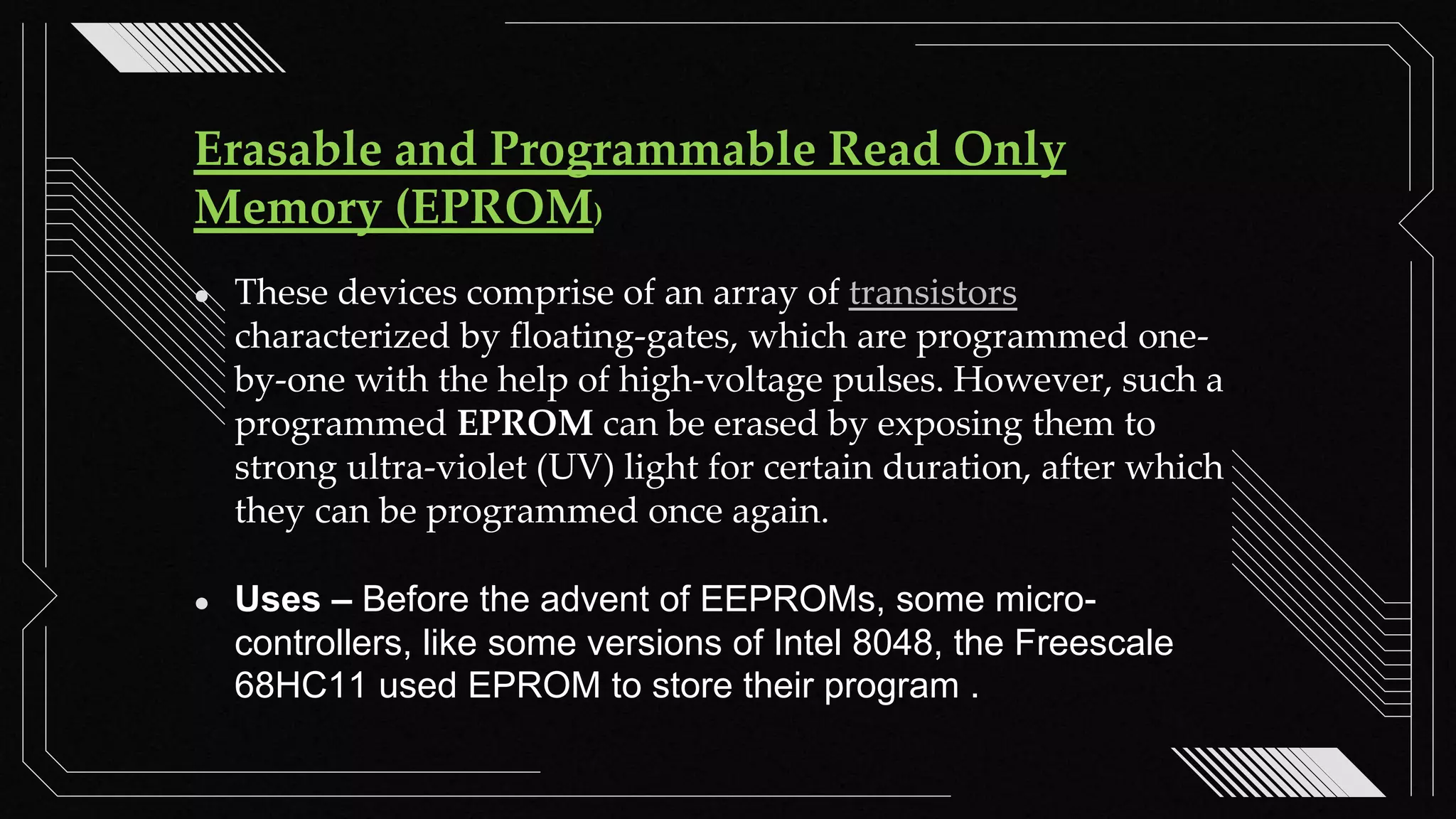 SEMICONDUCTOR MEMORIES(RAM &ROM).pptx