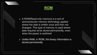 SEMICONDUCTOR MEMORIES(RAM &ROM).pptx
