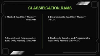 SEMICONDUCTOR MEMORIES(RAM &ROM).pptx