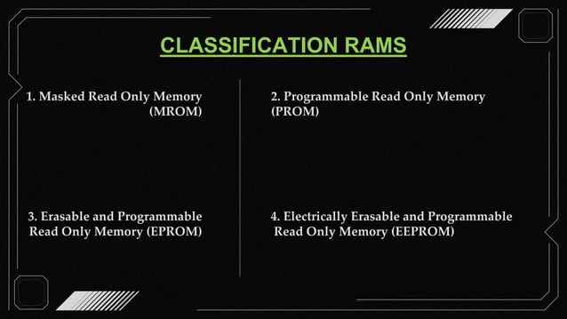 SEMICONDUCTOR MEMORIES(RAM &ROM).pptx