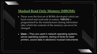SEMICONDUCTOR MEMORIES(RAM &ROM).pptx