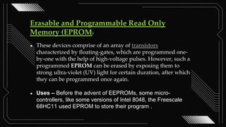 SEMICONDUCTOR MEMORIES(RAM &ROM).pptx