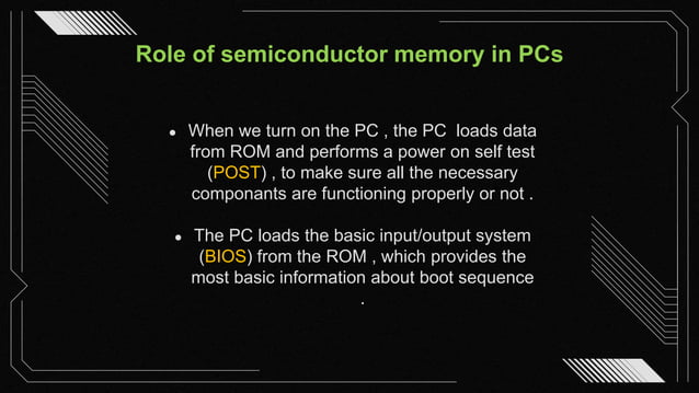 SEMICONDUCTOR MEMORIES(RAM &ROM).pptx