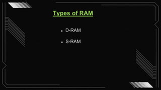 SEMICONDUCTOR MEMORIES(RAM &ROM).pptx